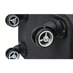 Upgrade Shopping Bag with Wheels Portable Trolley Bags Grocery Cart Hand Pulling Utility Universal Wheels Bag Folding Shopping Cart Trave Bag- Larger & Waterproof & Strong(Grey-B0C6F8FP2Q)