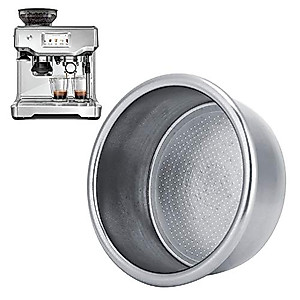 54mm Coffee Stainless Filter Basket, Two Cup-Single Wall, Non-pressure Filter Accessories Compatible with Portafilter Coffee Machine Accessory