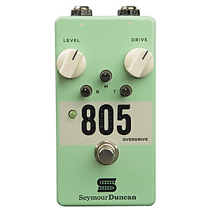 Seymour Duncan 805 Overdrive Guitar Pedal - Versatile with 3-Band Active EQ for Electric Guitars, Perfect for Blues, Country, and Rock