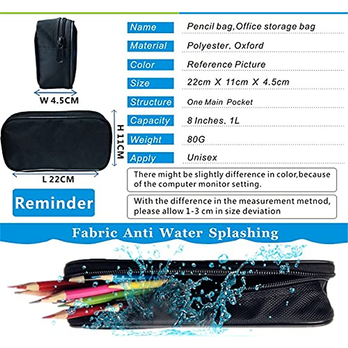 TPBee Kids Child Transformer School Book BagCanvas Backpack + Lunch Bag + Pencil Case Set for School Students One Size