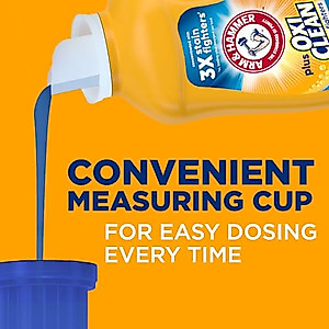 Arm & Hammer Plus OxiClean Clean Meadow, 77 Loads Liquid Laundry Detergent, 100.5 fl oz