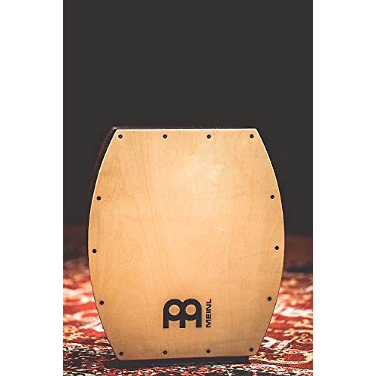 Meinl Jumbo Arch Bass Cajon Box Drum with Internal Snares - NOT MADE IN CHINA - Maple Frontplate / Hardwood Body in Vintage Wine Barrel Finish, 2-YEAR WARRANTY (SUBCAJ8VWB-M)