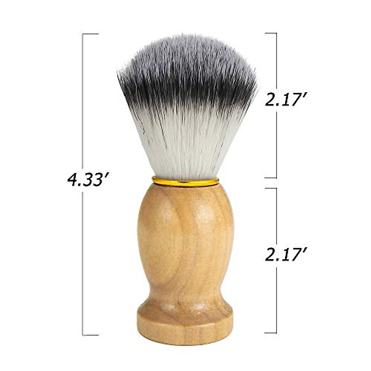 Wismee 3 In 1 Shaving Brush Set Shaving Soap Bowl & Shaving Stand & Badger Hair Shaving Brush Kit Shaving Cleaning Tool Christmas Thanksgiving Present for Men Teen Boys (#1)
