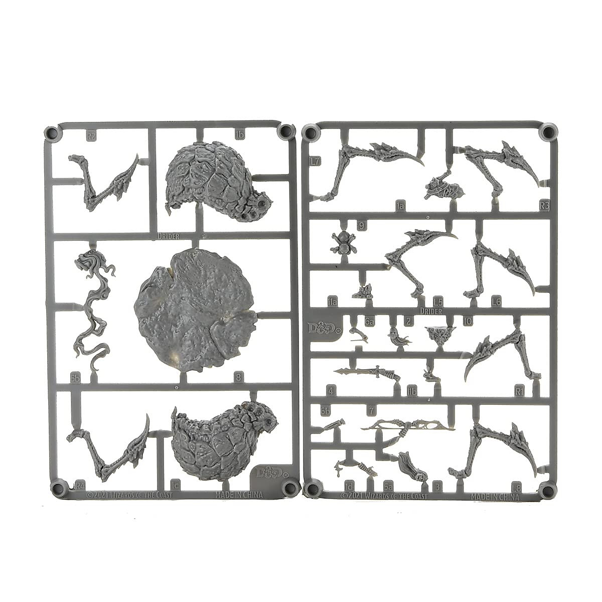 WizKids D&D Frameworks: Drider - Unpainted and Unassembled