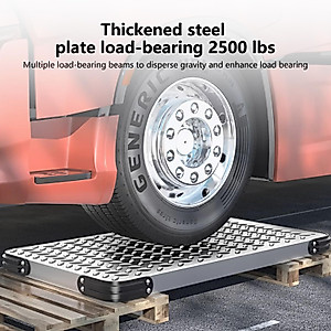 Foldable Platform Truck Push Dolly Heavy Duty 2000 lb. Weight Capacity with Brake and 6" 360 Degree Swivel Wheels