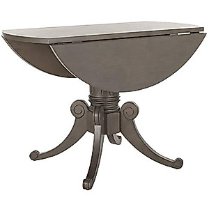 Safavieh Home Forest Traditional Grey Wash Drop Leaf Dining Table