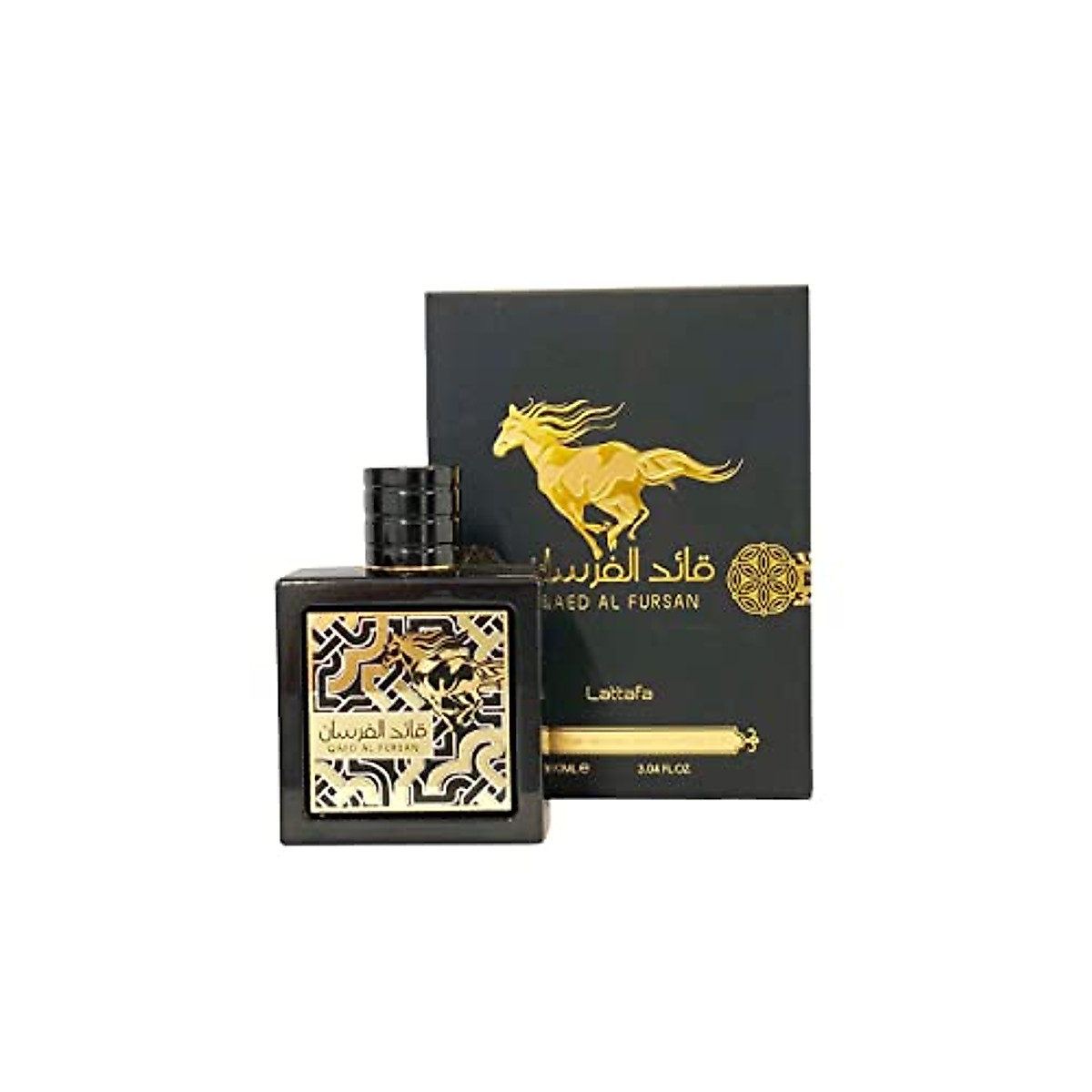 Lattafa Qaaed Al Fursan Perfume Long Lasting Imported Eau De Parfum for Men and Women 90 ml (Pack of 1)