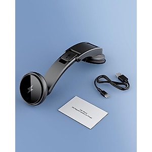 Magnetic Wireless Car Charger Mount 15W Compatible with Magsafe Car Charger SMOONFACE, Dashboard Car Phone Holder for iPhone 15/15 Pro/15 Pro max/14/14 Pro/14 Pro max/13 /13Pro /13ProMax/12/12Pro/Mini