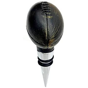 Vintage Decorative Football Bottle Stopper, for Wine, 4-Inch