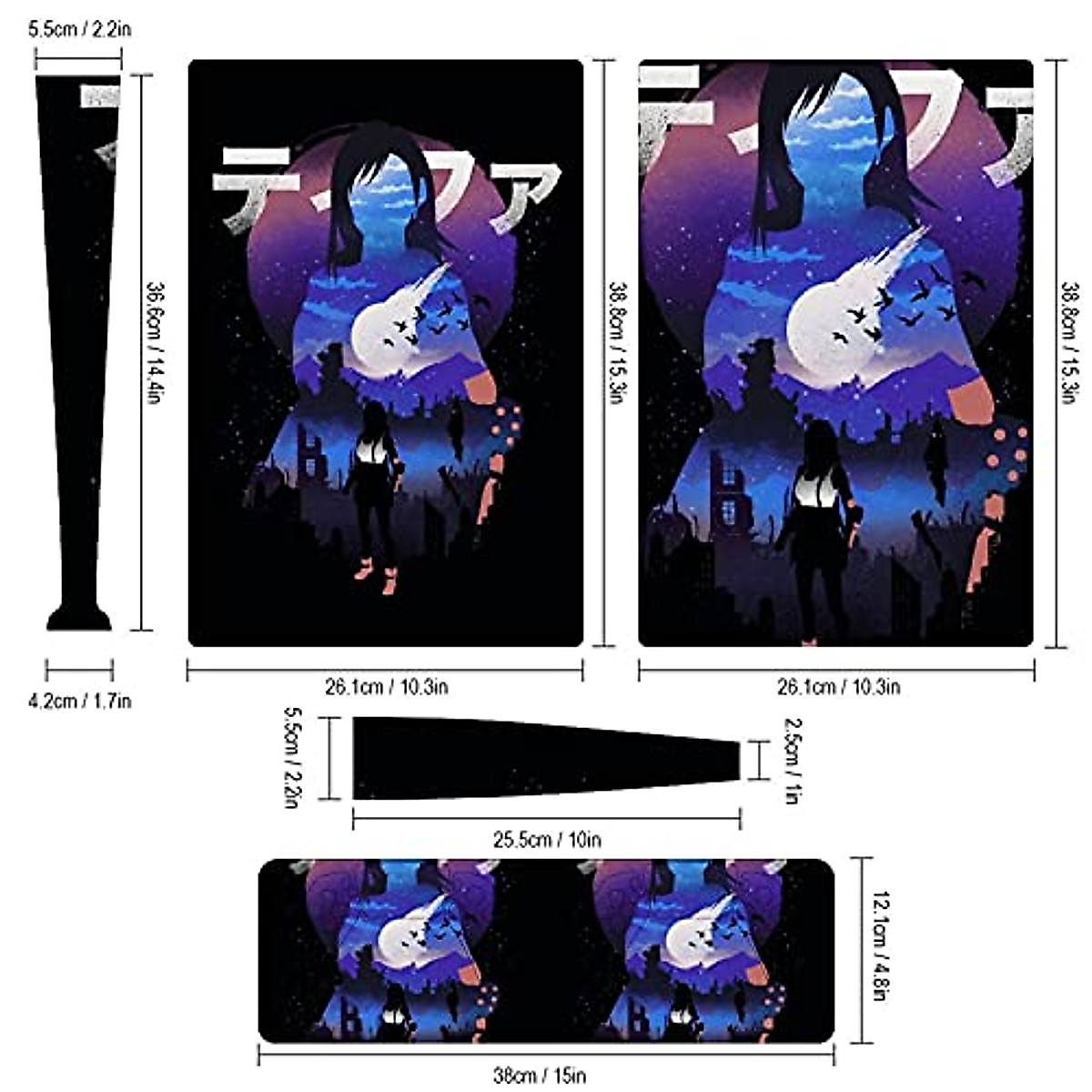 PlayStation 5 Digital edition version sticker protective cover, The Amano Warrior ps5 controller protective shell (compatible with ps5 Digital edition)