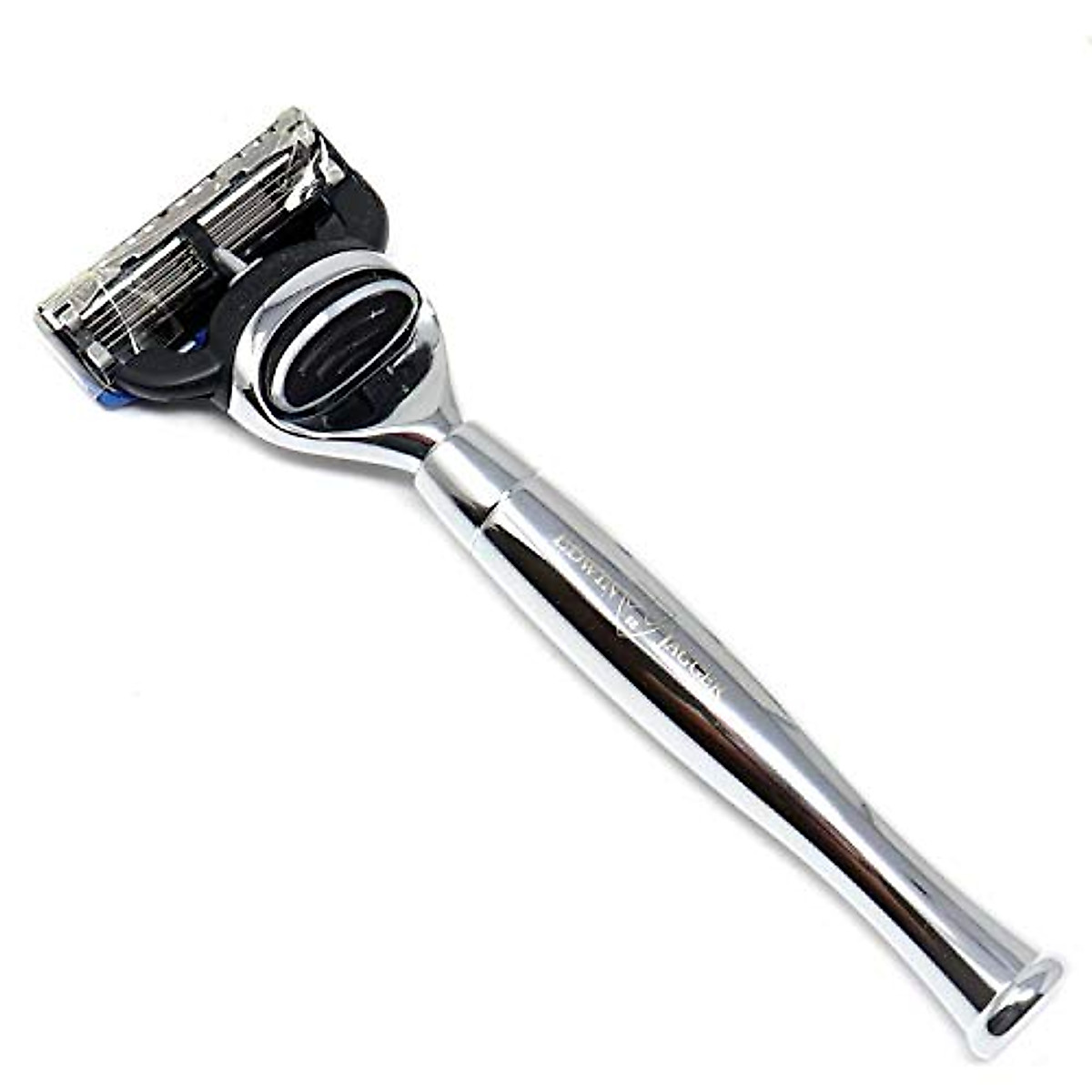 Edwin Jagger Diffusion 72 Series - Handle Compatible With A Gillette Fusion Proglide Razor, Chrome Plated