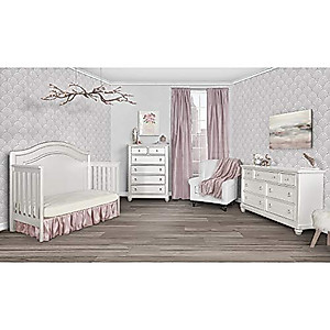 Evolur Signature Glam 5 in 1 Convertible Crib