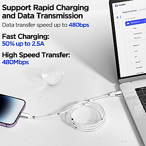 Magnetic Charging Cable,(6FT) Super Organized Charging Magnetic Absorption Nano Data Cable for Phone 14 pro max/13/12/11/XS/XS Max/XR/X/8/8 Plus/7/7 Plus/6s/6s Plus/6/6 Plus/SE/5s/5c/5/Pad/Pod-2 Pack