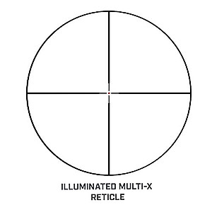 Bushnell Engage 3-9x40mm Riflescope, Illuminated Hunting Rifles Scope with Multi X Reticle