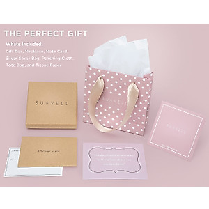 Suavell 3 Generations Necklace. Sterling Silver Grandmother Mother Daughter Jewelry, Nana Necklace, Granddaughter Necklace, Mothers Day Gifts for Grandma, Three Circle Necklace From Grandchildren