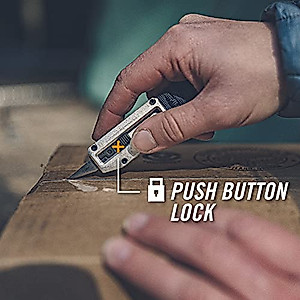 Gerber Gear 31-003741 Prybrid X, Pocket Knife with Utility Knife and Prybar, Urban Blue