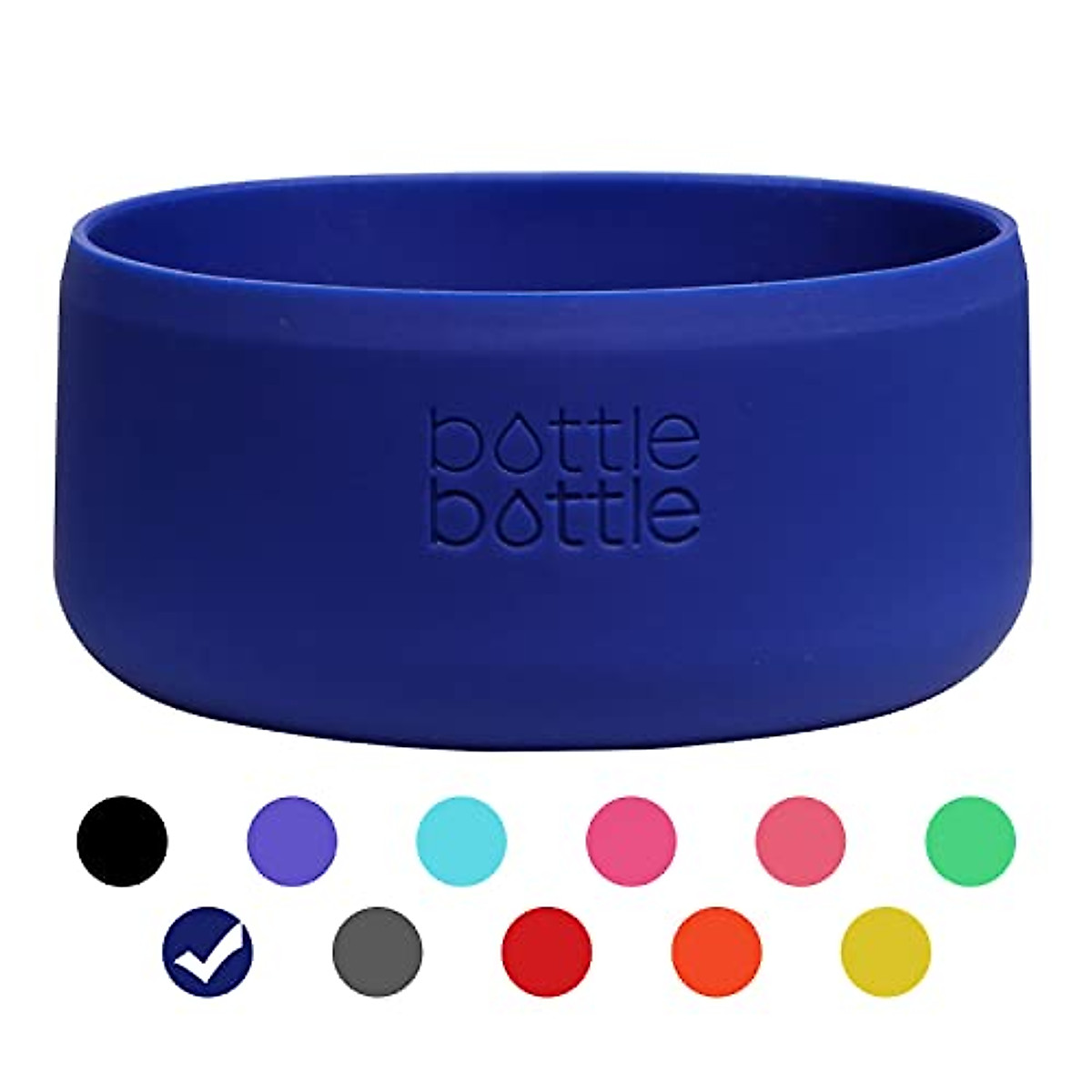 bottlebottle Protective Silicone Sleeve Fit 12-64oz for Hydro Sports,Simple Modern,Takeya,MIRA, Iron Flask and Other Brand Water Bottle, BPA Free Anti-Slip Bottom Sleeve Cover