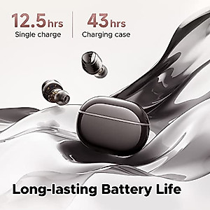 SoundPEATS Engine4 Wireless Earbuds, Hi-Res Bluetooth 5.3 Earbuds with LDAC, Coaxial Dual Dynamic Drivers for Stereo Sound, 70 ms Low Latency, Dual Device Connection, Total 43 Hrs, IPX4, App Control