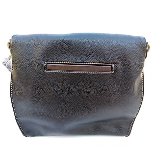 Chala Charming Crossbody Bag Shoulder Handbag With Flap Top and Zipper Black -(Boston Terrier)