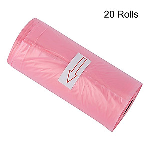 20 Rolls Diaper Bags, 28 x 17 x 2 cm Diaper Bag Waste Pick Up Bag for Newborn, Helpful Baby Item,