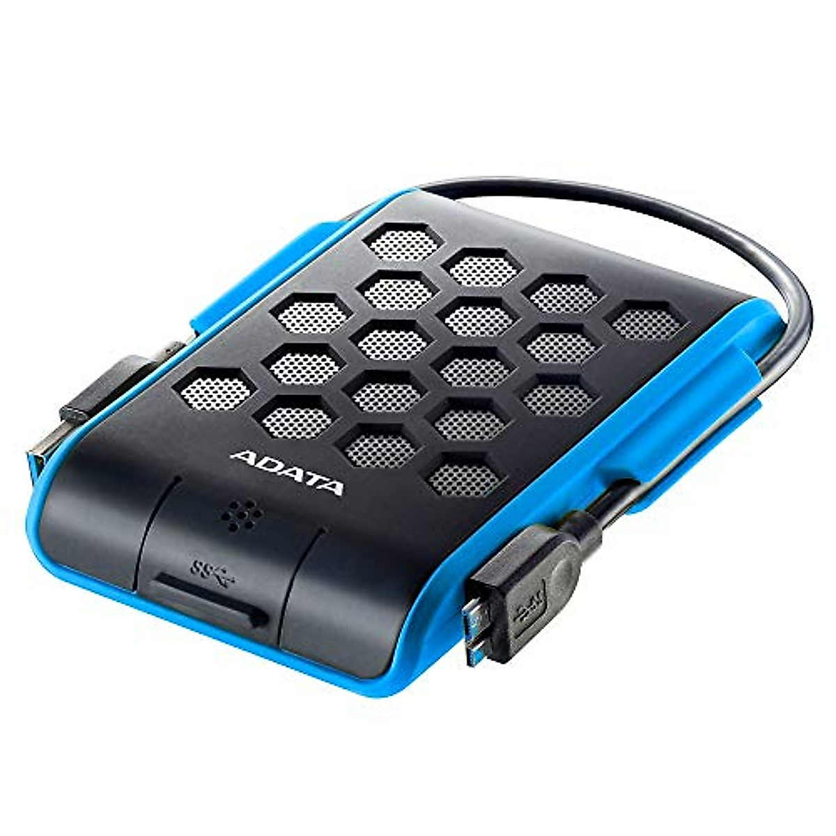 ADATA HD720 2TB USB 3.0 Waterproof/Dustproof/Shock-Resistant External Hard Drive, Blue (AHD720-2TU3-CBL)