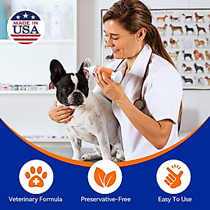 Pointail Dog Ear Cleaner, Dog Ear Infection Treatment, Dog Ear Cleaning Solution with Quantum Silver for Itchy Ear Relief, Cleans The Debris & Buildup, Prevents Dog Ear Infection, 4oz