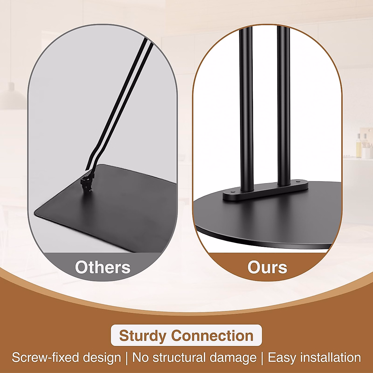 giffgiss Tumbler Lid Organizer 2 Pack(0.79" Width): Holding Up to 11 lids - Metal Holder with 10 Inches of Vertical Space for Kitchen Cabinet Countertop Storage - for Yeti/Stanley/Simple Modern Cups