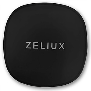 Zeliux VacGroom Grooming Vacuum Cleaner for Men - Portable USB Rechargeable Stubble Bathroom Sink Cleaner with Post-Trimming Beard Hair Suction