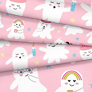 Halloween Bedding Set Queen Funny Pupmkin Duvet Cover Set Halloween Theme Pattern Design Trick or Treat Comforter Cover Grey Halloween Bedding Sets (Queen, Gray)