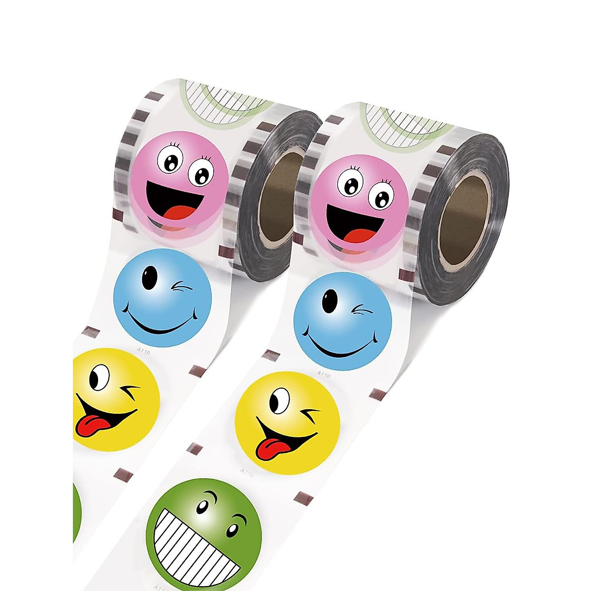 WantJoin 2 Rolls Cup Sealing Film, Cup Sealer Film 90-105 mm(3.5-3.7in） 6400 Cups for PP Plastic and Paper Cups, Tea Cup Sealing Film for Coffee Shop, Milk Tea Shop, Bar, Colourful