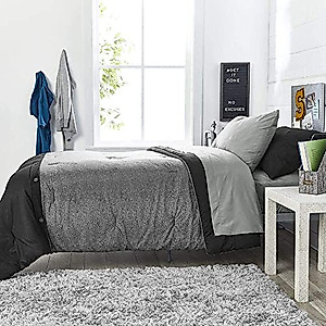OCM Plush Supersoft Throw Rug 27" x 42" in Gray | Perfect for College Dorm, Bedroom and Bathroom | Luxurious Feel | Cotton-Polyester Blend | No-Skid Backing