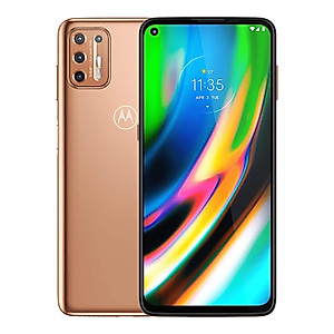 Motorola Moto G9 Plus 128GB, 4GB RAM, XT2087-1, 64MP Camera System, 6.81 inches, LTE Factory Unlocked Smartphone - International Version (Rose Gold)