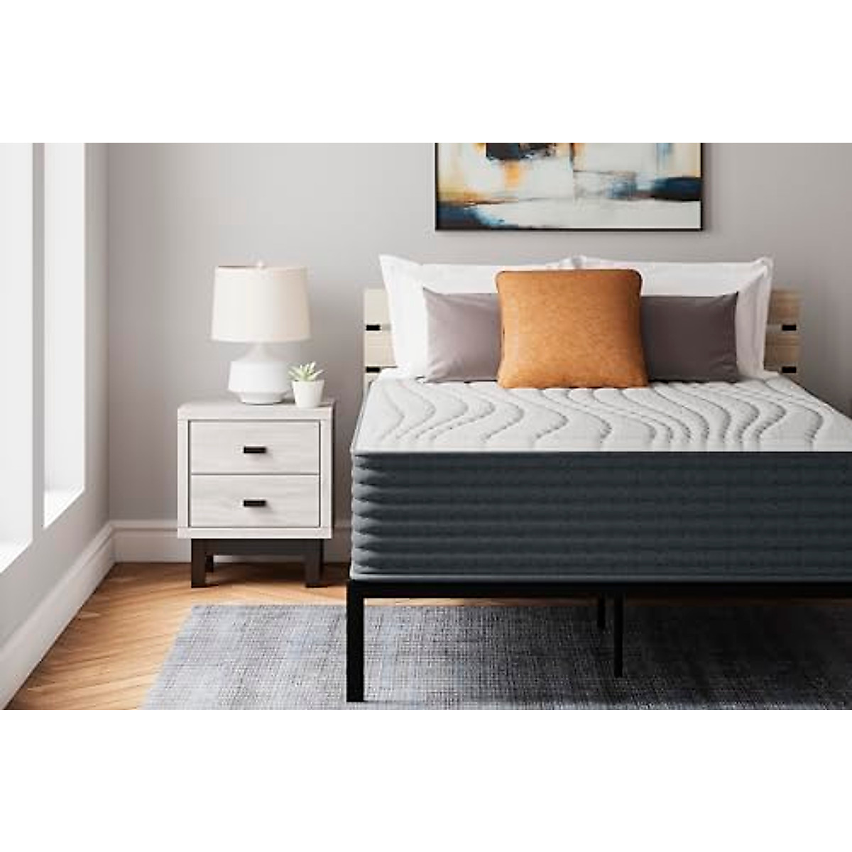 Signature Design by Ashley Hybrid 1400 14 Inch Extra Plush Gel Memory Foam Mattress with Edge Support for Pressure Relief, King