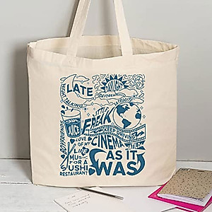 Singer Inspired Tote Bag Singer Song Idea Gift Women Canvas Tote Bag Gift for Fan (HS tote bl)