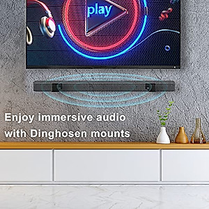 Dinghosen Wall Mount Bracket for Bose Soundbar Mount, for Bose WB-300 SoundTouch 300 Soundbar 500 Soundbar 600 Soundbar 700 Soundbar 900 Speaker Sound Bar Mount for Bose Soundbar Mounting Bracket