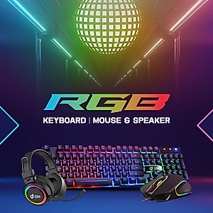 BTO RGB Gaming Desktop PC Bundle - Intel Core i5 7th Gen, 16GB DDR4 Ram, 512GB SSD, Radeon RX-550 4GB GDDR5, New 22 Inch Monitor – Prebuilt Computer Tower for PC Gaming - Windows 10 Pro (Renewed)