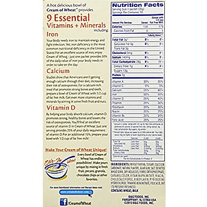 Cream of Wheat Instant Hot Cereal, Maple Brown Sugar, 12.3 Ounce