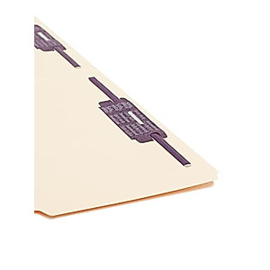 Smead Fastener File Folder with SafeSHIELD® Fasteners, 2 Fasteners, Reinforced 1/3-Cut Tab, Legal Size, Manila, 50 per Box (19555)