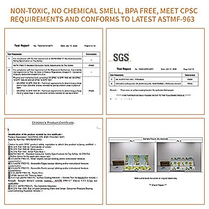 NuoPeng Foldable Baby Play Mat Crawling Mat Kids Folding Mat Large XPE Foam Portable Lightweight Waterproof Double Side Indoor or Outdoor Using Non Toxic for Babies, Infants, Toddlers