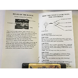 Sunset Riders (Sega Genesis / Megadrive) - Reproduction Cartridge with Clamshell Case and Manual