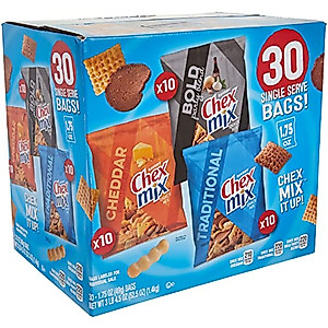 Chex Mix Classics Snack Mix, 1.75 Ounce (Pack of 30)