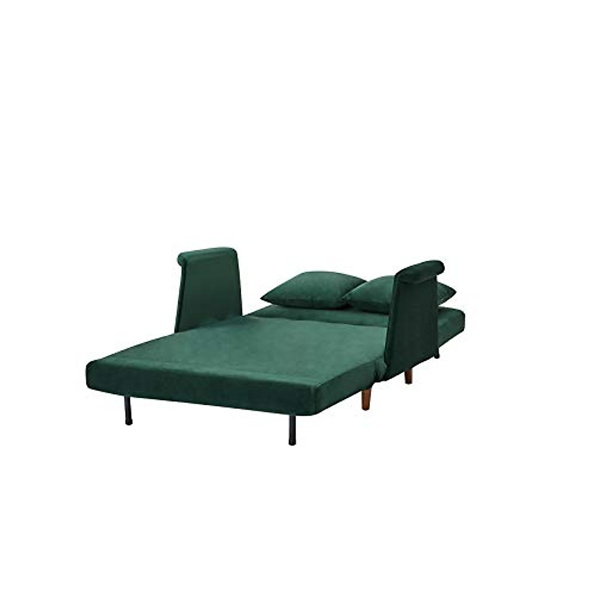 GIA Furniture Home Series Convertible Loveseat, Green