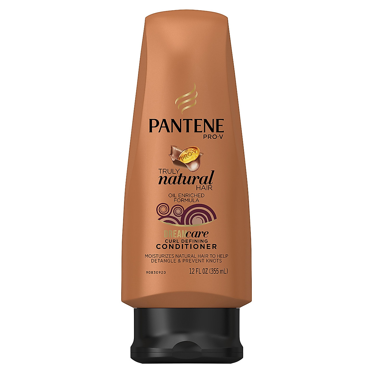 Pantene Pro-V Truly Natural Hair Curl Defining Conditioner , BROWN, 12 Fl Oz
