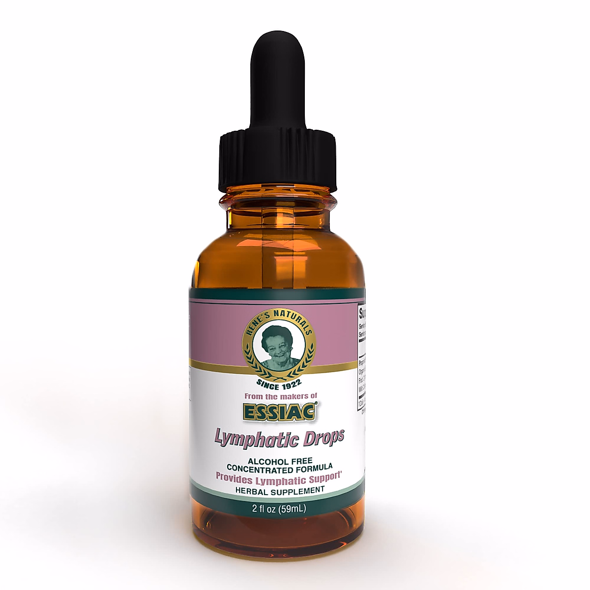 Lymphatic Drops, All Natural Concentrated 5 Herb Formula Alcohol-Free, Sugar-Free, Whole Plant Certified. 2oz up to 2 Months Supply. 100% Vegan Herbal Supplement, Certified Kosher