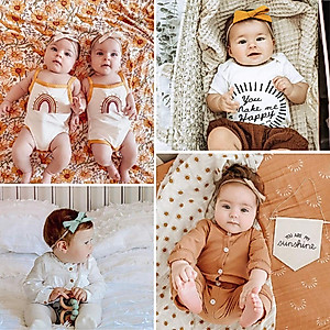 Prohouse 16PCS Baby Nylon Headbands Hairbands Hair Bow Elastics for Baby Girls Newborn Infant Toddlers Kids