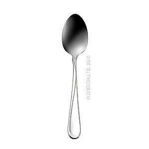 Oneida Flatware Flight, Teaspoons, Set of 6 & Flight Everyday Flatware Salad Forks, Set of 4