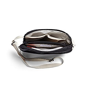 Bellroy City Pouch Plus Premium – (Slim Leather Crossbody Bag) - BlackSand