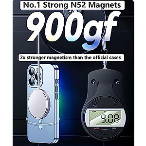 ZinLyuen Magnetic Clear Case for iPhone 13 Pro Max Case Compatible with MagSafe Built-in Camera Lens Protector Soft Shockproof Slim Case for iPhone 13 Pro Max 6.7" - Pink
