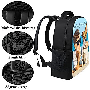 ZZXXB Custom Casual Backpack Personalized Your Text Picture Waterproof Travel Daypack Children School Bag