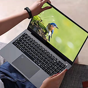 ciciglow 15.6in HD Laptop for Windows 10 11, 16GB RAM 1920 x 1080 Business Laptop, 11th Generation for Intel Core Processor I7 1165G7, 2MP HD Camera, Fingerprint Unlock, Bluetooth 4.0 (512GB US Plug)